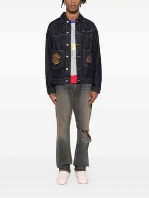 BILLIONAIRE BOYS CLUB Embroidered Denim Jacket