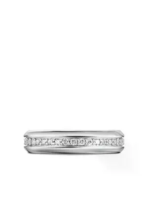 David Yurman 18kt White Gold Diamond Ring