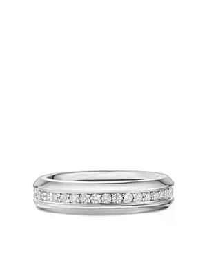 David Yurman 18kt White Gold Diamond Ring