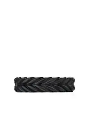 David Yurman Chevron Band Ring - Black