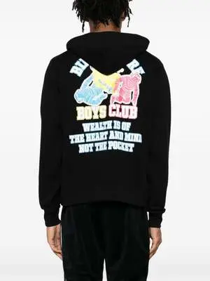 BILLIONAIRE BOYS CLUB Heart & Mind Popover Hoodie - Black
