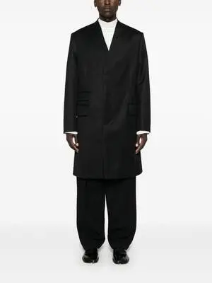 MAISON MARGIELA Cavalry-twill Wool Mid-length Coat