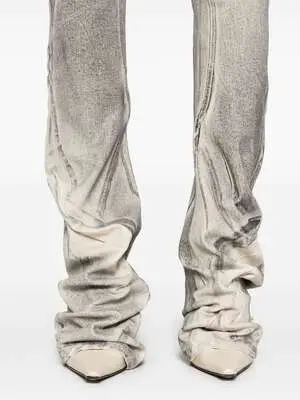 Ottolinger Draped Raw-cut Skinny Jeans