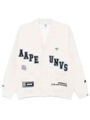 AAPE BY *A BATHING APE® Logo-patch Cardigan
