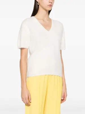 LISA YANG Lovisa Knitted Top - Neutrals