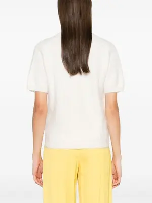 LISA YANG Lovisa Knitted Top - Neutrals