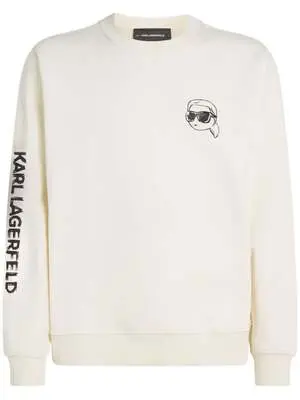 Karl Lagerfeld Ikon Sweatshirt - White