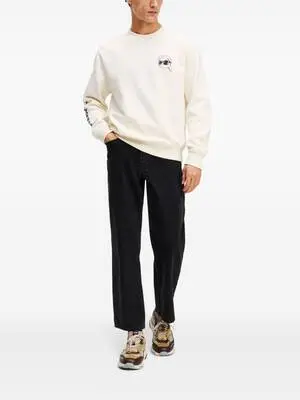 Karl Lagerfeld Ikon Sweatshirt - White
