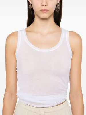American Vintage Massachusetts Tank Top - White