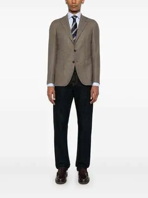 Zegna Mélange-effect Shirt - Blue
