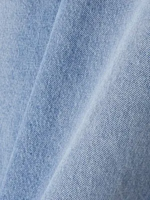 FORTELA Denim Midi Skirt - Blue