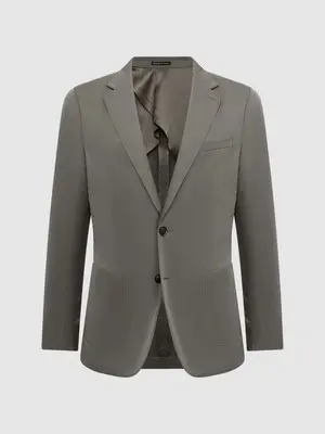 REISS Hatfield Single Breasted Technical Slim Fit Blazer