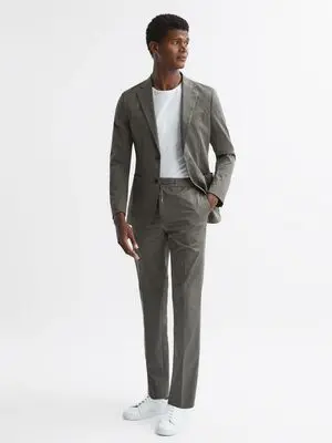 REISS Hatfield Single Breasted Technical Slim Fit Blazer