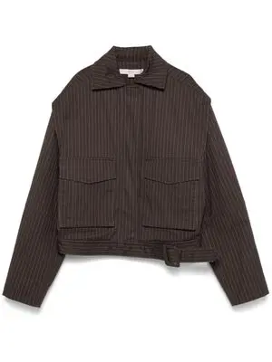 Remain Birger Christensen Pinstriped Bomber Jacket