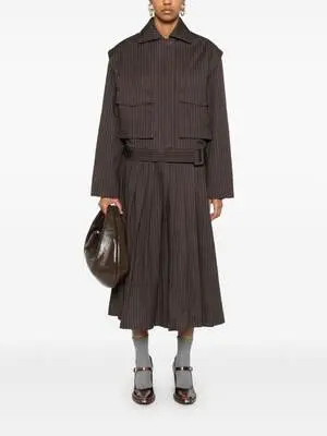 Remain Birger Christensen Pinstriped Bomber Jacket