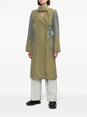 KIKO KOSTADINOV Colour-block Coat - Green