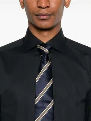 Zegna Gabardine-weave Shirt