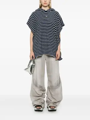 Givenchy Striped Towelling Poncho
