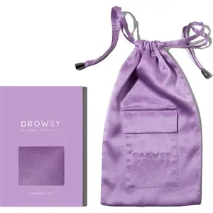 DROWSY SLEEP CO. Silk Carry Pouch - Lavender Haze