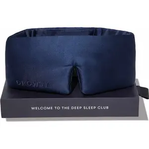 DROWSY SLEEP CO. Silk Sleep Mask - Midnight Blue