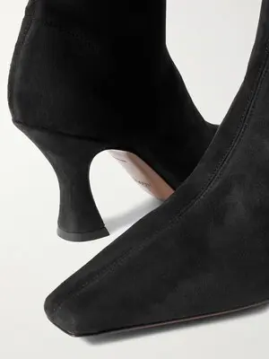NEOUS Ran Stretch-suede Ankle Boots - Black