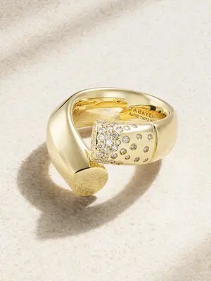 TABAYER Oera Large 18-karat Diamond Ring - Gold