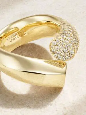 TABAYER Oera Large 18-karat Diamond Ring - Gold