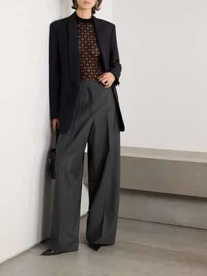 Givenchy Wool Wide-leg Trousers