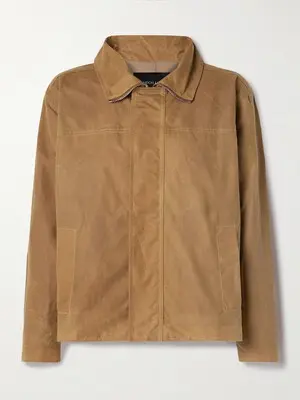 Brandon Maxwell Everett Waxed-cotton Jacket - Brown