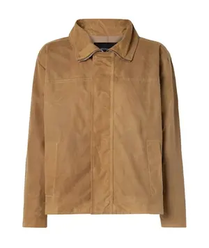 Brandon Maxwell Everett Waxed-cotton Jacket - Brown