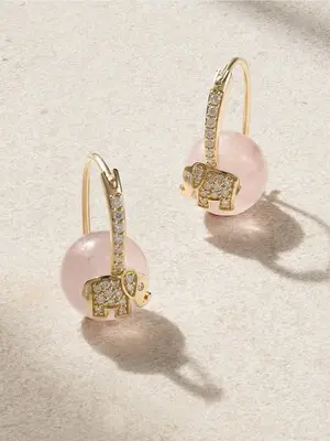 Rose Quartz Earrings