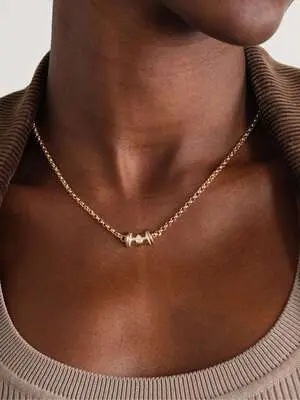 L’ATELIER NAWBAR Warrior Princess Diamond Pendant Necklace