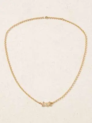 L’ATELIER NAWBAR Warrior Princess Diamond Pendant Necklace
