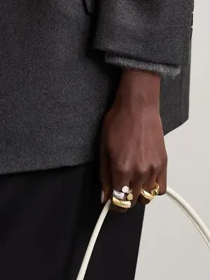 TABAYER Oera Large 18-karat White Diamond Ring