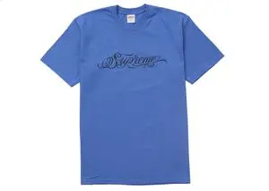 Supreme Script Tee Shirt - Royal