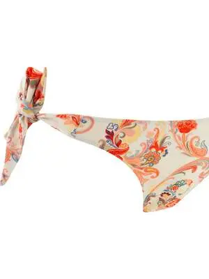 Etro Paisley Print Bikini - White