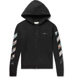 Off-White Diag Arrows Zip-up Hoodie