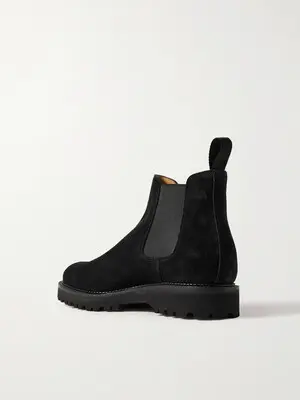 John Lobb Lawry Suede Chelsea Boots