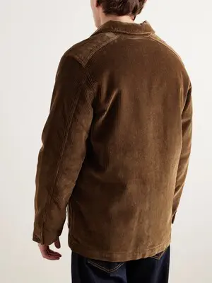 DRAKE'S Cotton-corduroy Chore Jacket