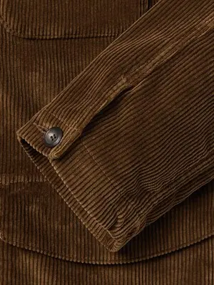 DRAKE'S Cotton-corduroy Chore Jacket