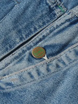 GREG LAUREN Patchwork Denim Overshirt