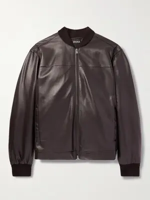 Zegna Leather Jackets For Men