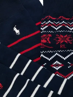 Polo Ralph Lauren Ankle Socks Pack Of Three