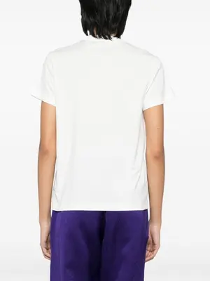Y3 Logo-print Cotton T-shirt - White
