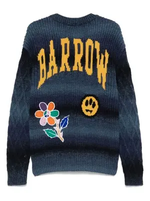 BARROW Patch-detail Sweater