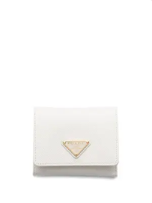Prada Small Saffiano Wallet - White