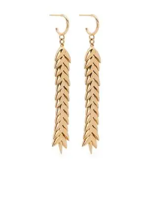 Bevza Long Spikelet Earrings
