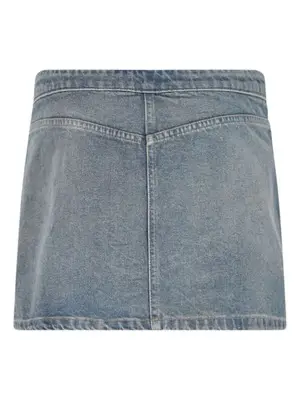 COURREGES Logo-embroidered Mini Skirt