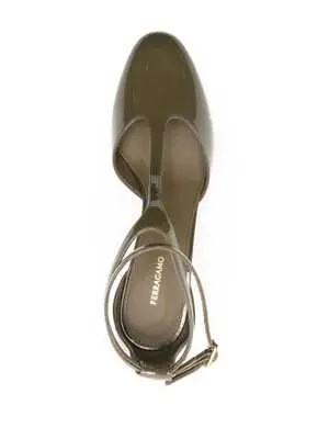 FERRAGAMO 75mm Patent Leather Pumps