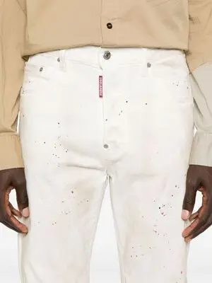 Dsquared2 Paint Splatter Denim Jeans